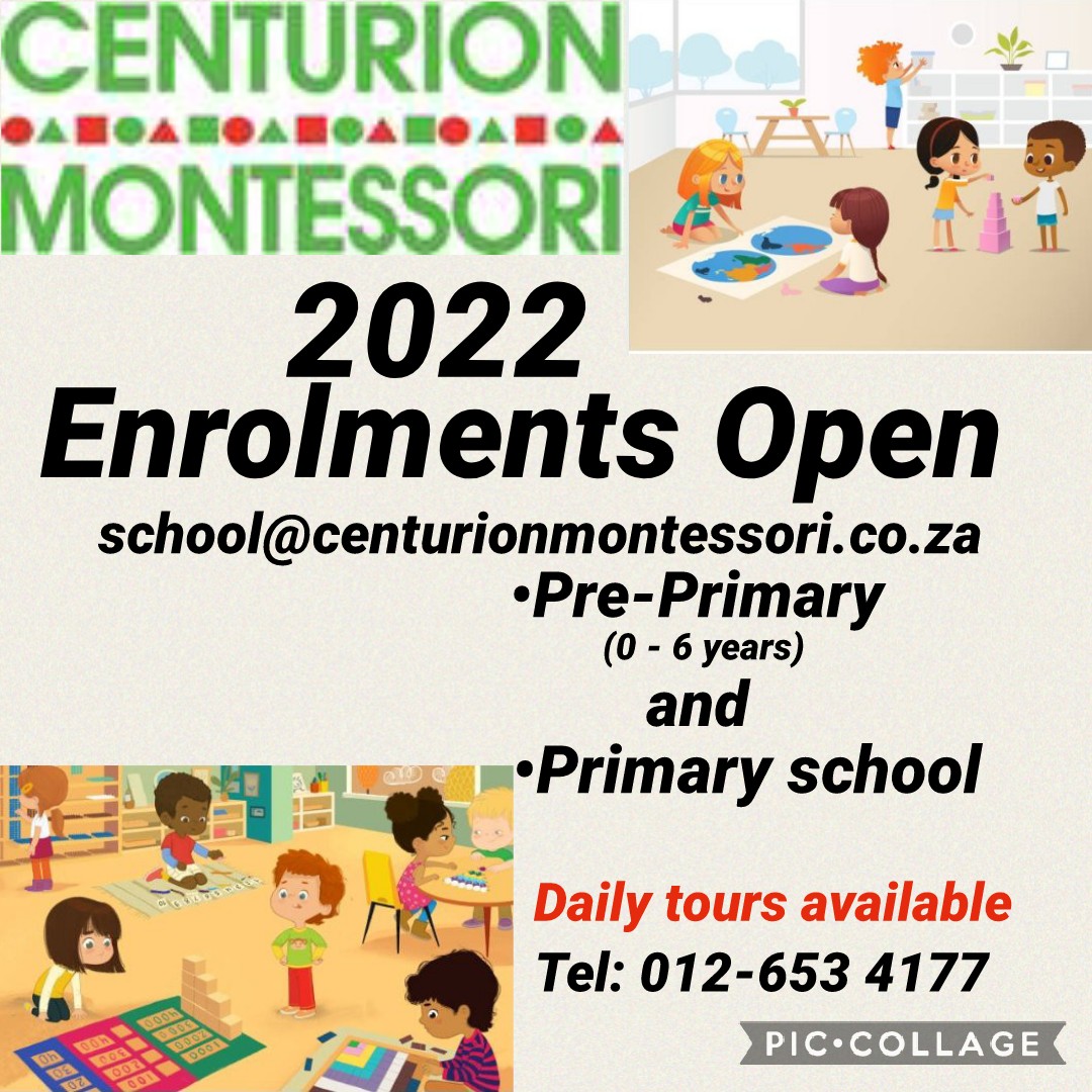 Centurion Montessori School – Centurion Montessori School – Toddlers to ...